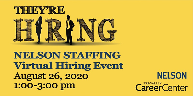 Nelson Staffing Virtual Hiring Event - Northern Alameda Adult Education ... Nelson Staffing Virtual Hiring Event - Northern Alameda Adult Education ...