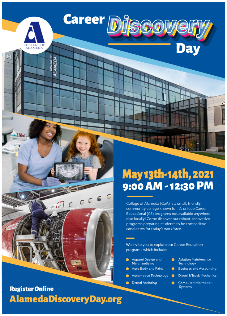 Career Discovery Day at College of Alameda - Northern Alameda Adult ...