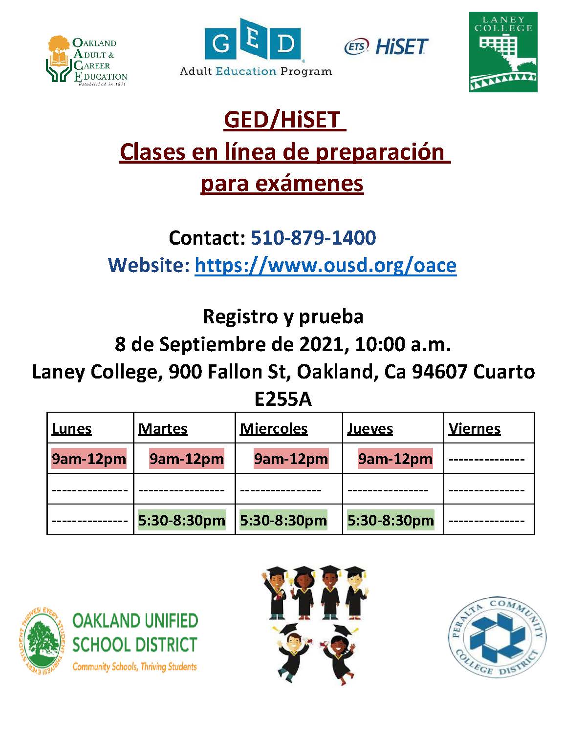 Clases en línea de preparación para los exámenes del GED/HiSET ...